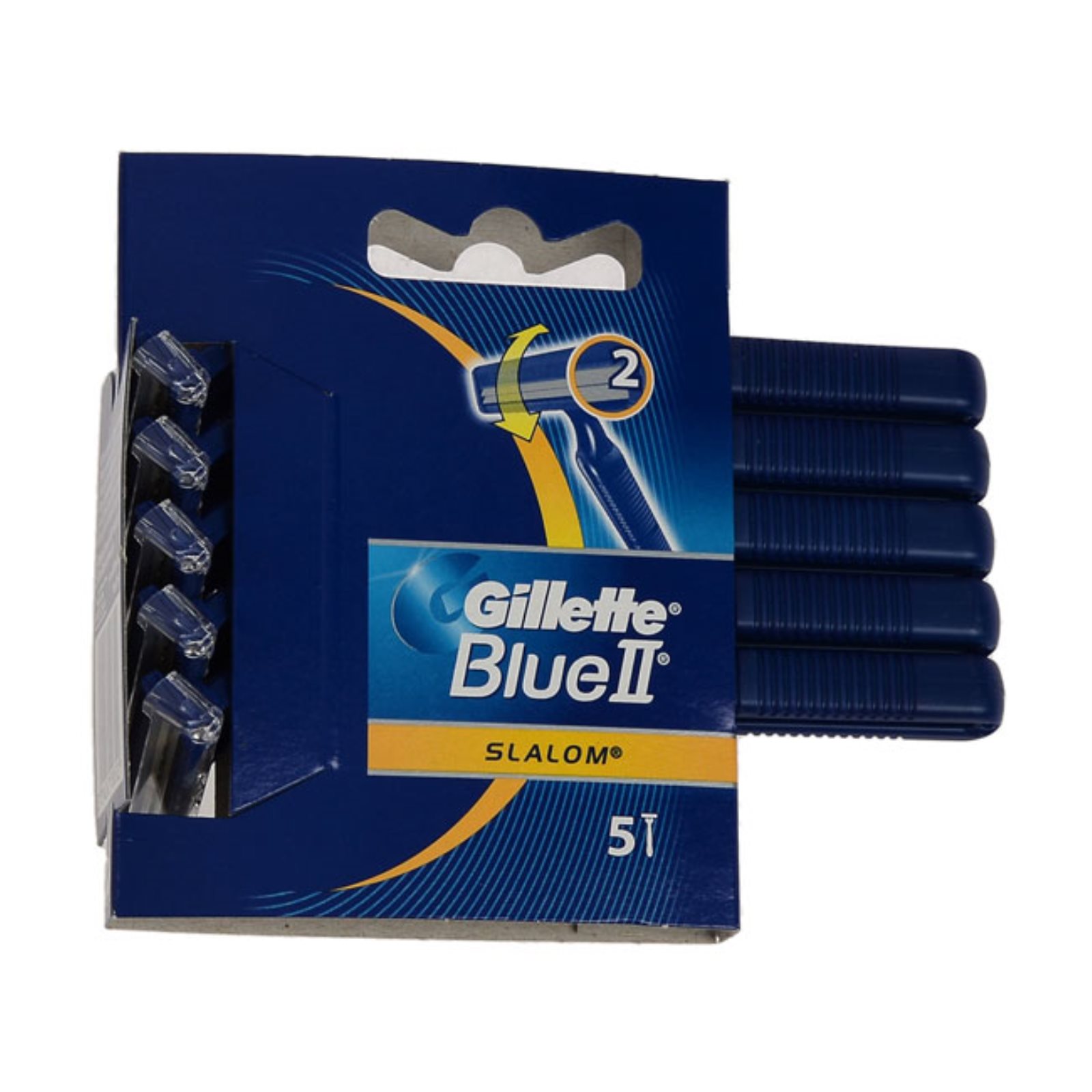 GILLETTE Ξυραφάκια Μιας Χρήσης Blue II Slalom 5τεμ | ΣΚΛΑΒΕΝΙΤΗΣ