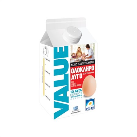 Ολόκληρο Αυγό ΧΡΥΣΑ ΑΥΓΑ Παστεριωμένο 500ml | ΣΚΛΑΒΕΝΙΤΗΣ