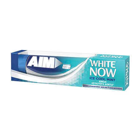 AIM Οδοντόκρεμα White Now Ice Cool Mint 75ml | ΣΚΛΑΒΕΝΙΤΗΣ
