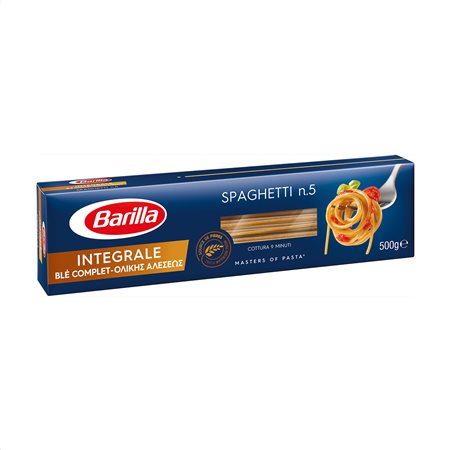 BARILLA Integrale Σπαγγέτι Ολικής Άλεσης Νο5 500gr | ΣΚΛΑΒΕΝΙΤΗΣ
