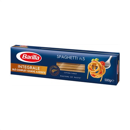 BARILLA Integrale Σπαγγέτι Ολικής Άλεσης Νο5 500gr | ΣΚΛΑΒΕΝΙΤΗΣ