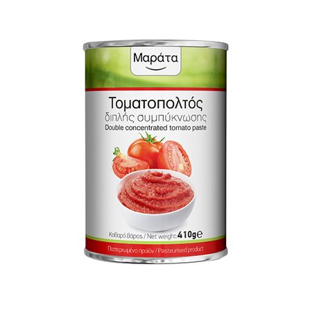 ΜΑΡΑΤΑ Τοματοπολτός Διπλής Συμπύκνωσης 410gr | ΣΚΛΑΒΕΝΙΤΗΣ